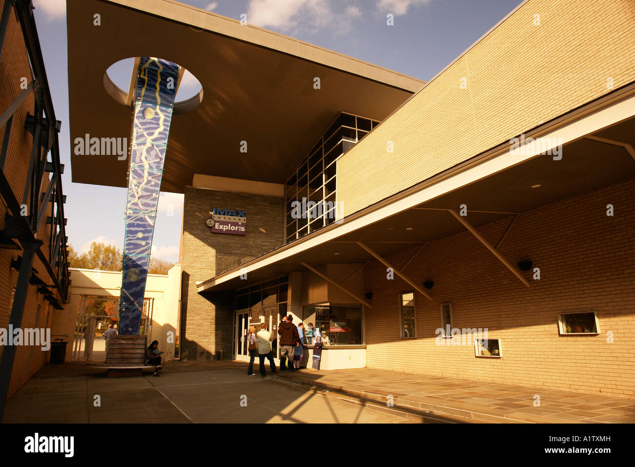 AJD55093, Raleigh, NC, North Carolina, Downtown, Exploris Stock Photo ...