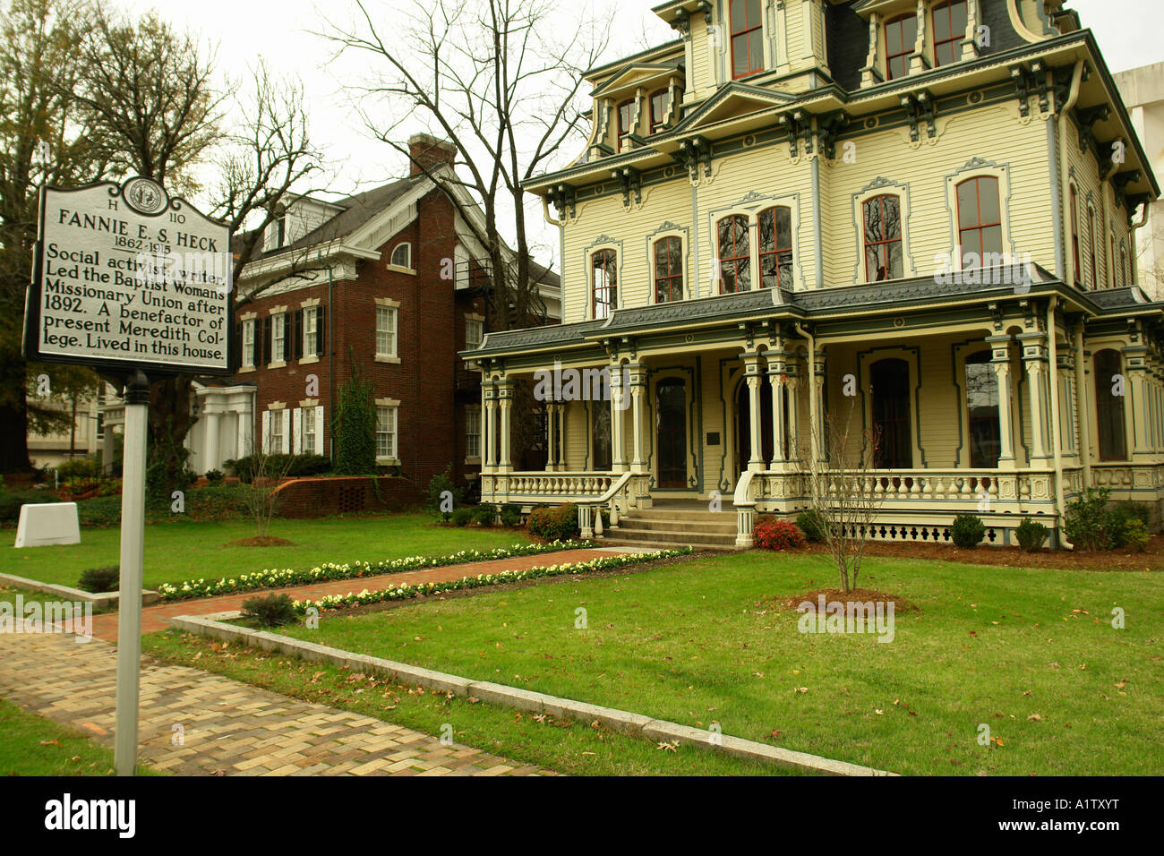 AJD55177, Raleigh, NC, North Carolina, Fannie E. Heck House Stock Photo ...