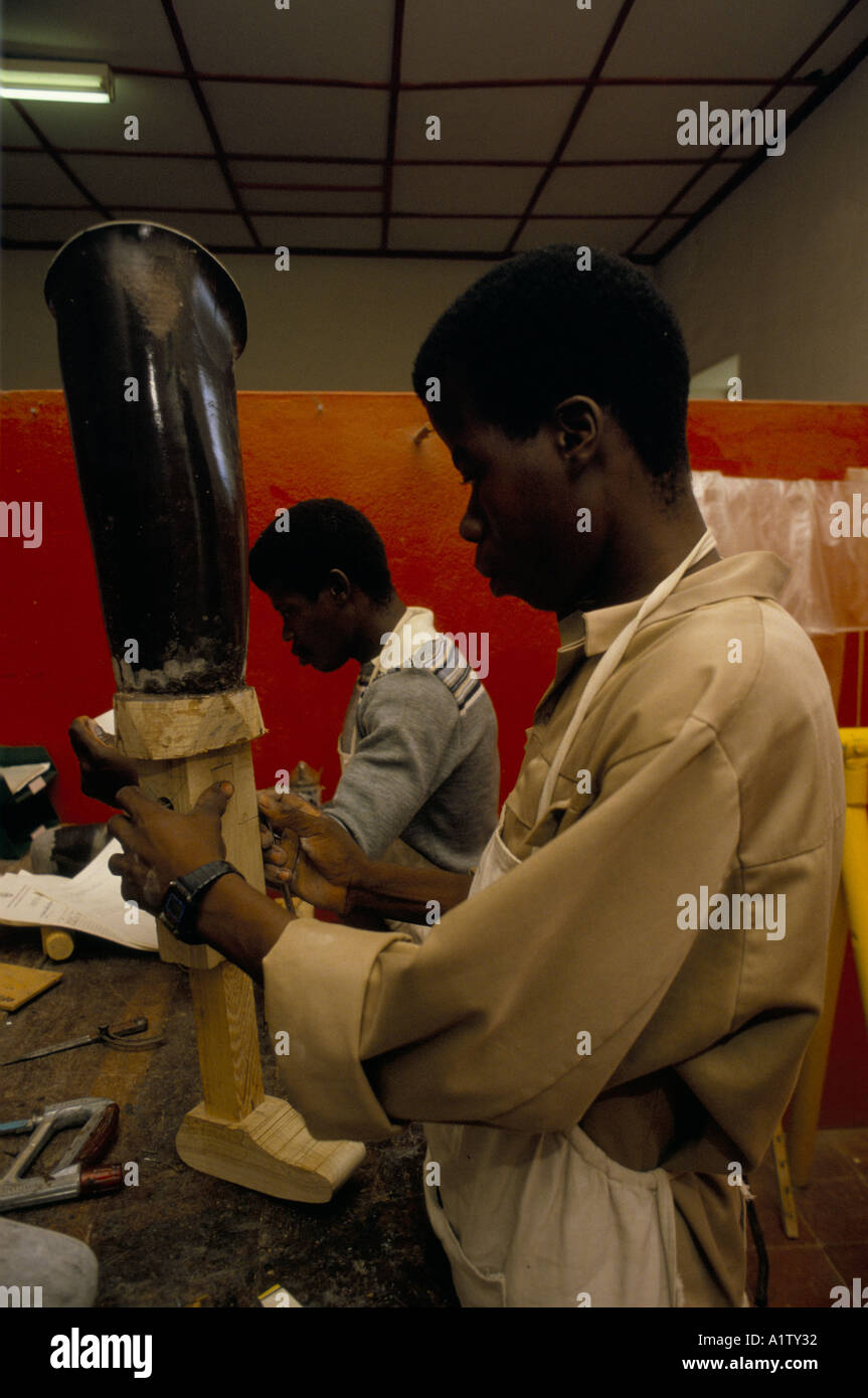 MAKING LEGS IN MOZAMBIQUE 1993 Stock Photo - Alamy