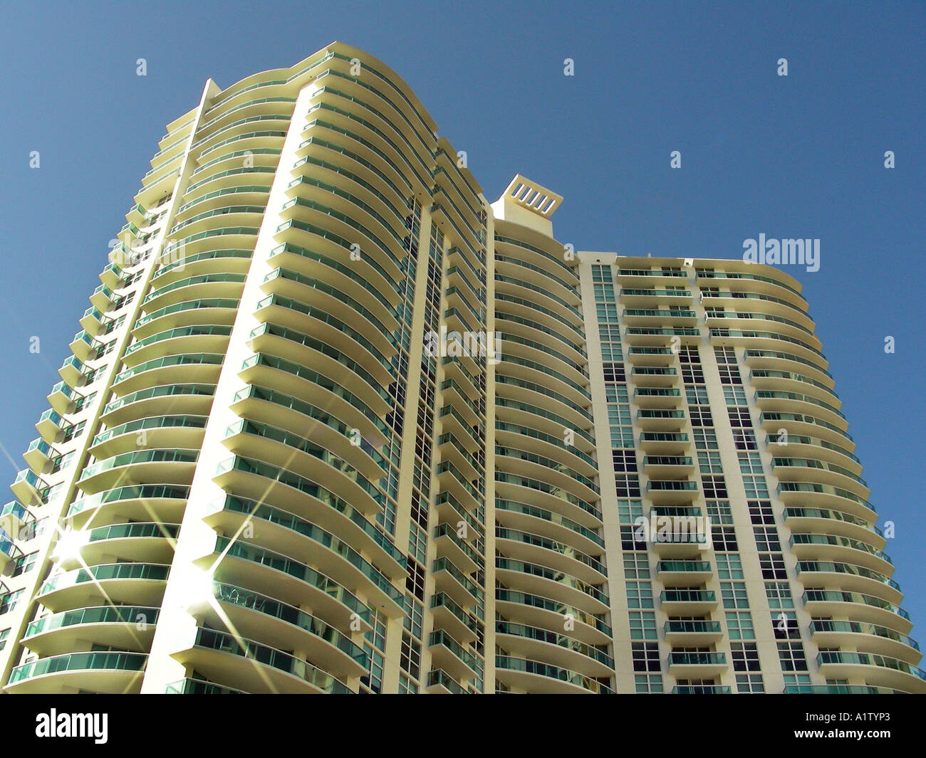 High rise buildings in Fort lauderdale, Florida USA Stock Photo - Alamy