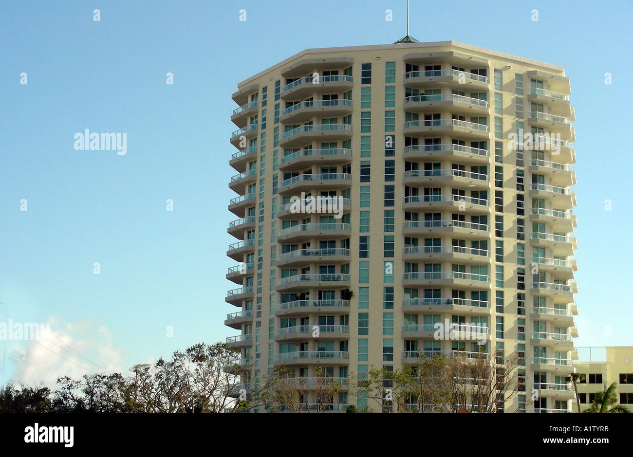High rise buildings in Fort lauderdale, Florida USA Stock Photo - Alamy
