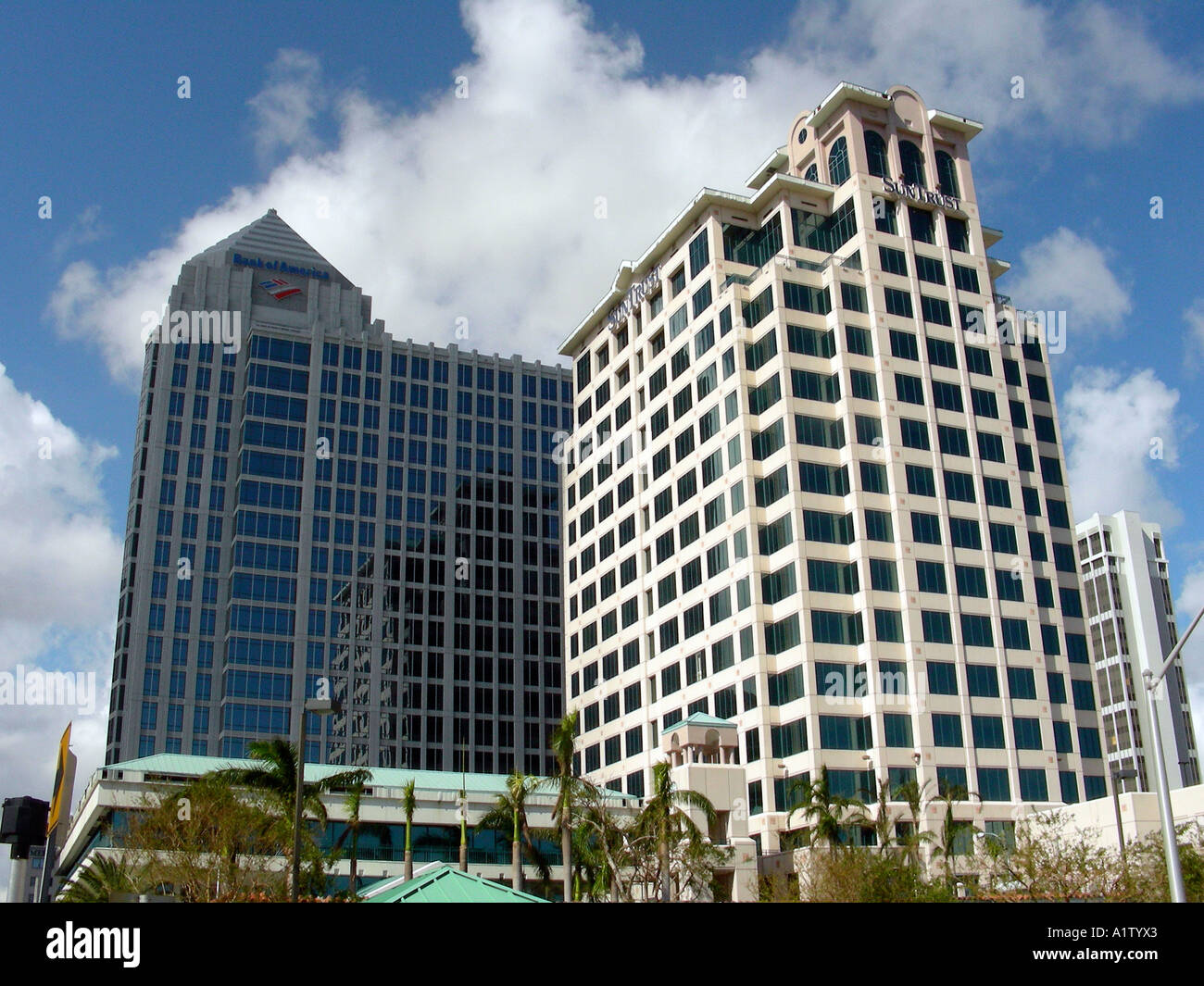 High rise buildings in Fort lauderdale, Florida USA Stock Photo - Alamy