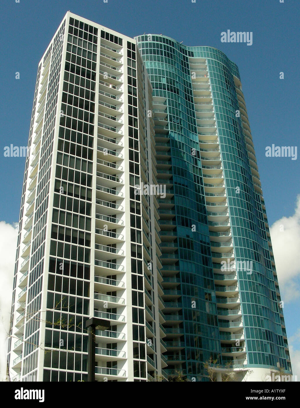 High rise buildings in Fort lauderdale, Florida USA Stock Photo - Alamy