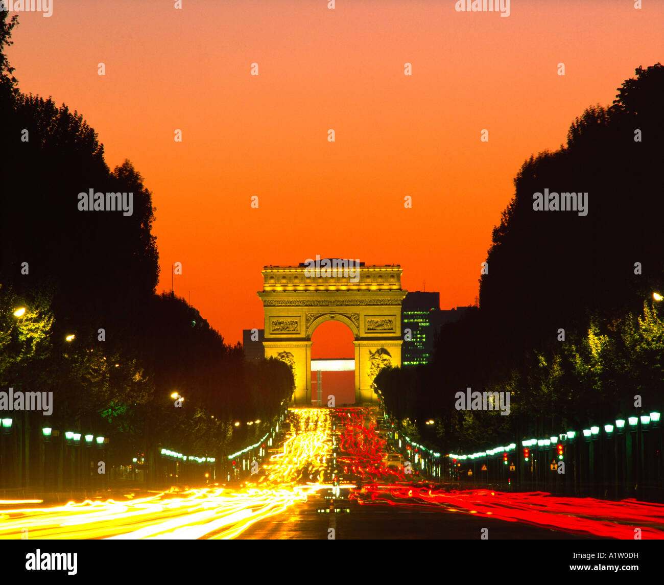 Champs Elysees Paris France Stock Photo - Alamy
