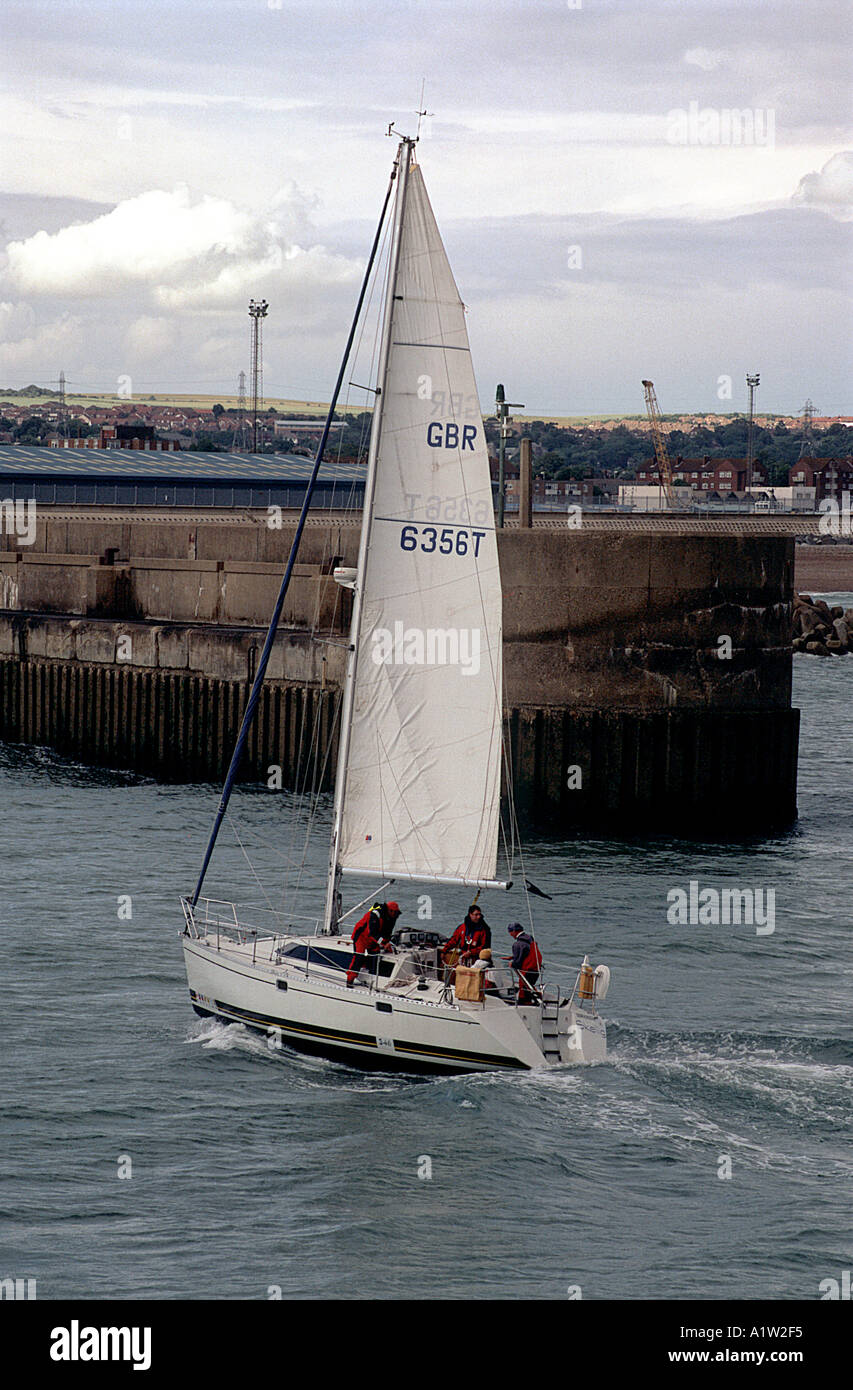 Port with sail boat hi-res stock photography and images - Alamy