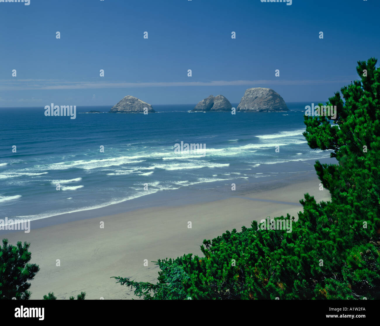 Cape Sebastian on the Southern Oregon Coast USA Pacific Ocean Stock ...