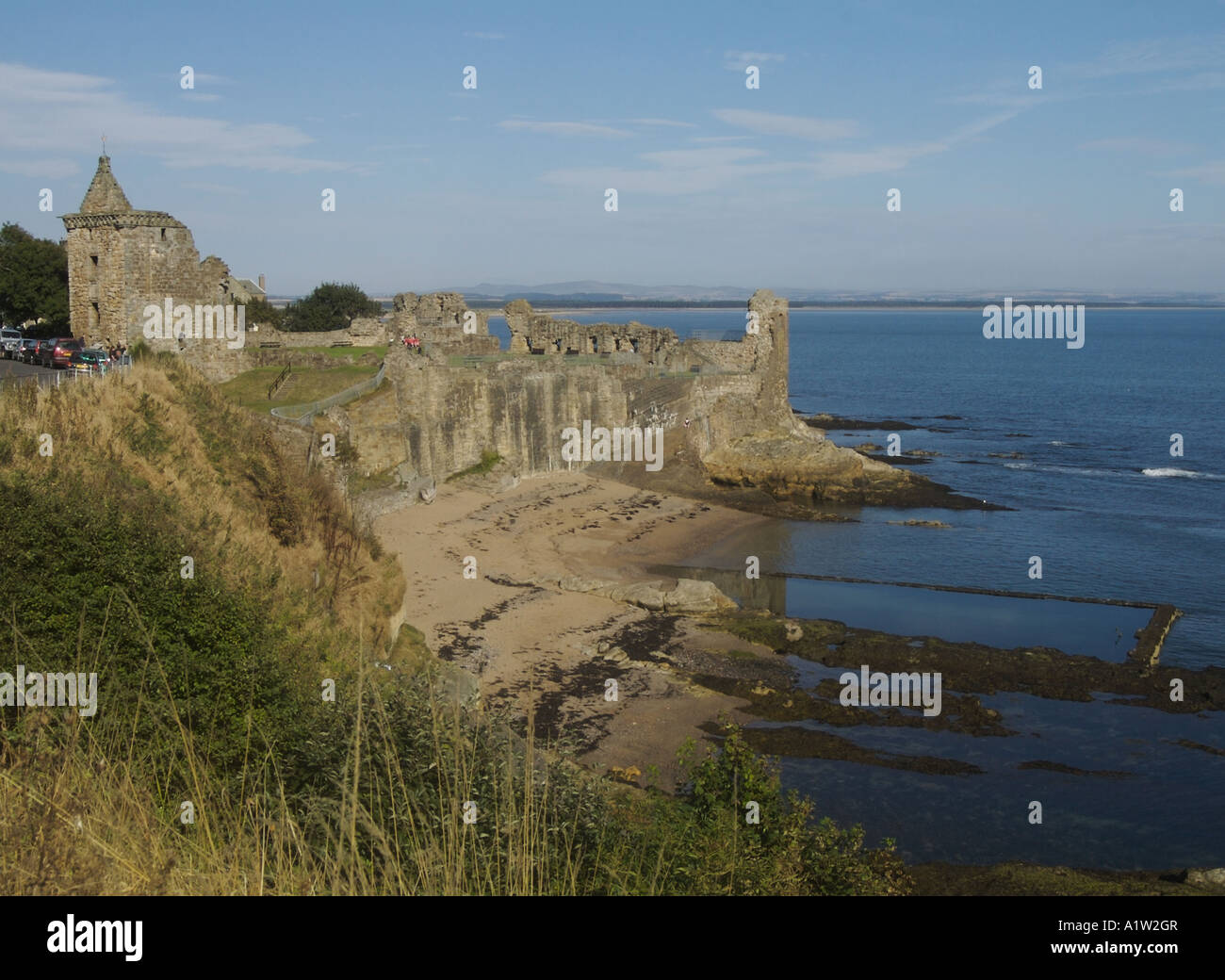 St Andrews Castle , Coastal Royal Burgh of St Andrews in Fife, Scotland ...