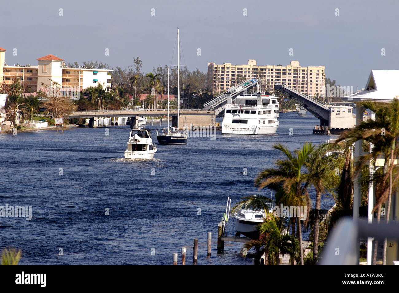 Intracoastal waterway, Florida, USA Stock Photo - Alamy
