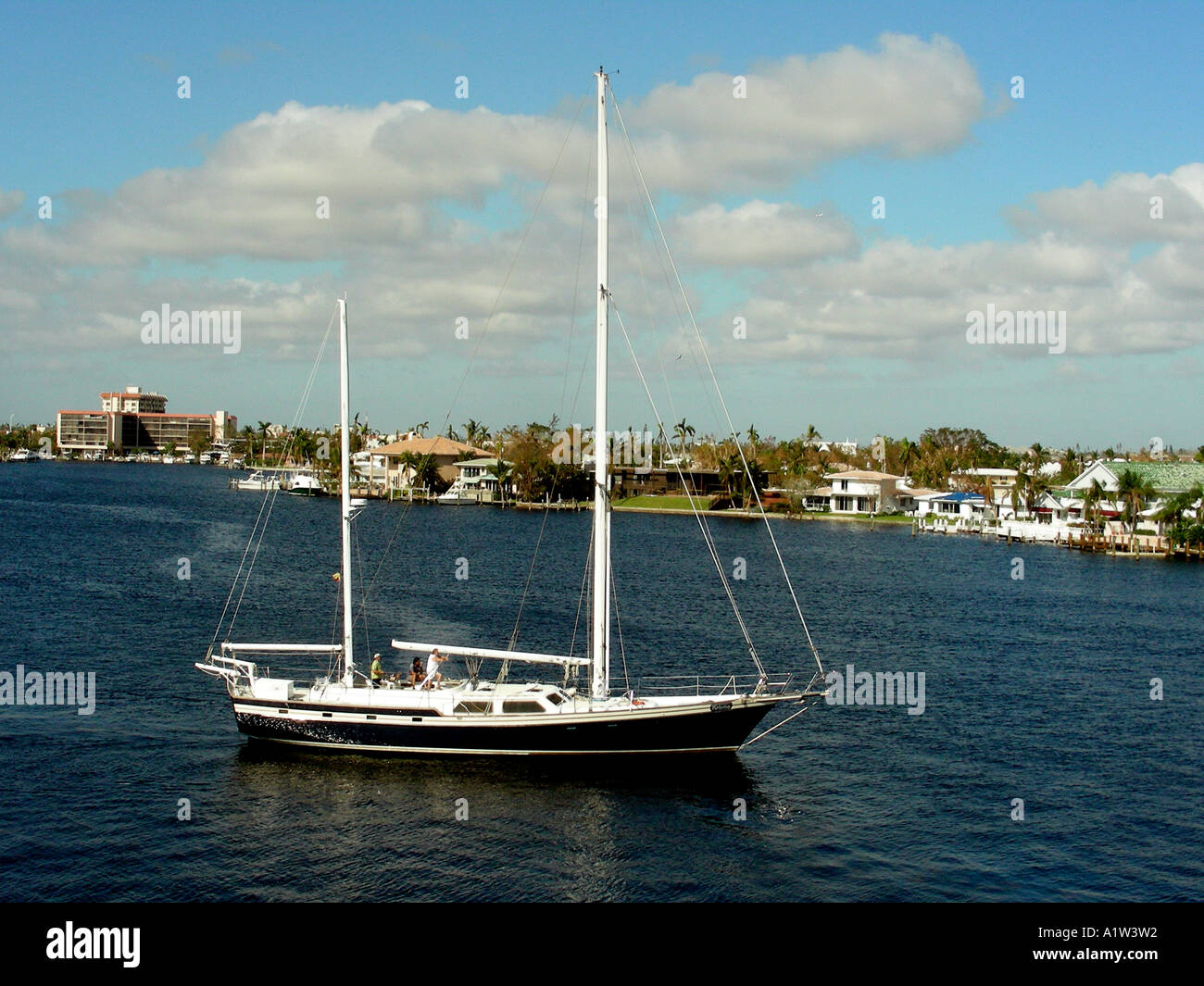Intracoastal waterway, Florida, USA Stock Photo - Alamy