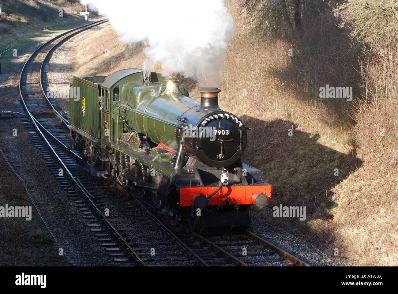 Gwr steam locomotive hi-res stock photography and images - Alamy