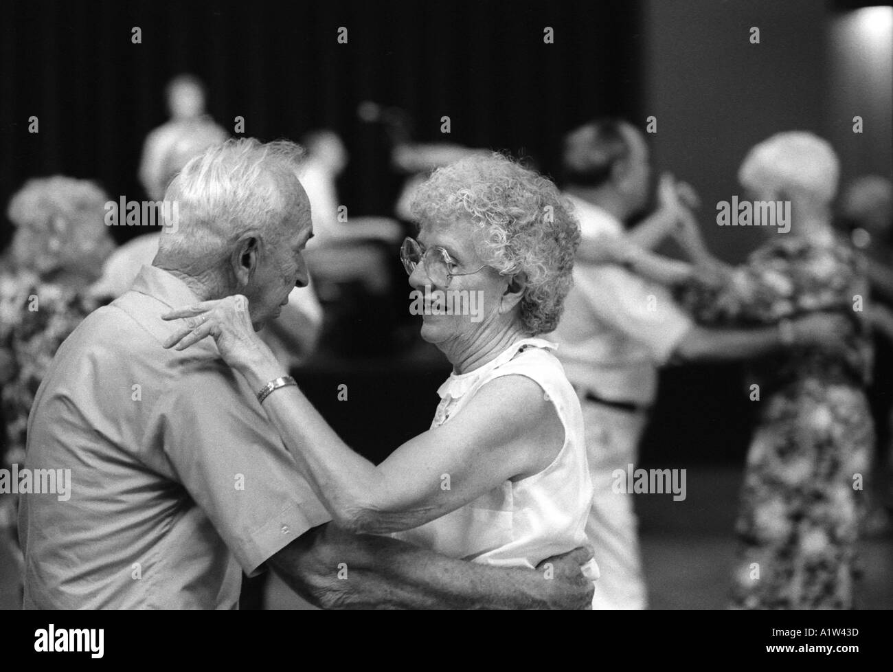 Seattle Washington A seniors dance at the Seattle Center Stock Photo ...