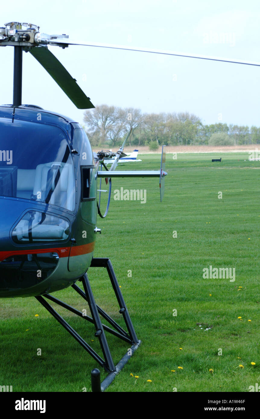 An Enstrom 280 FX helicopter at Barton aerodrome lancashire england ...