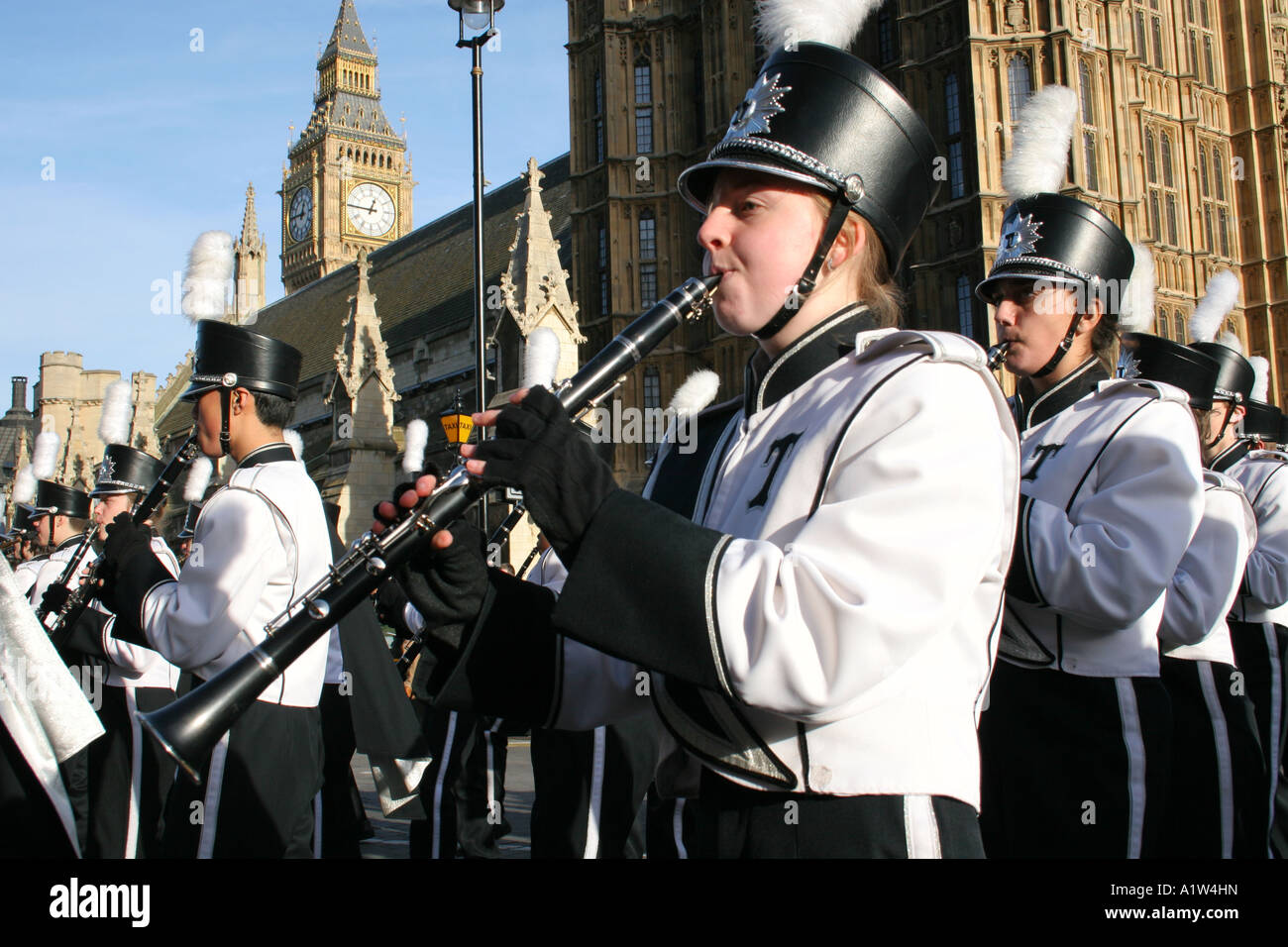 Clarinetist marching hi-res stock photography and images - Alamy