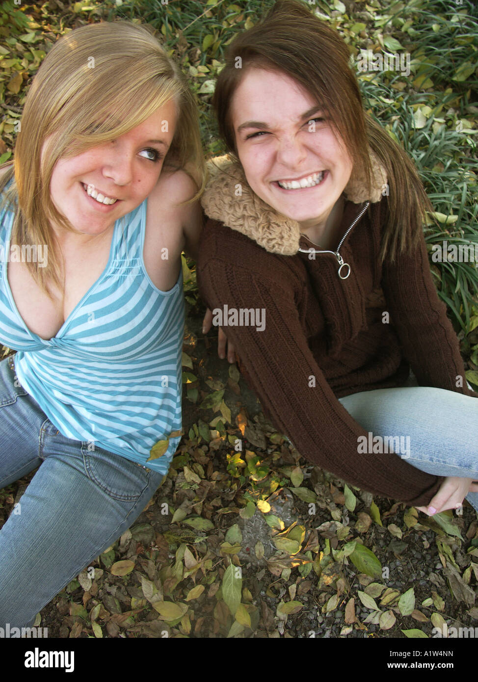 Girls being silly hi-res stock photography and images - Alamy