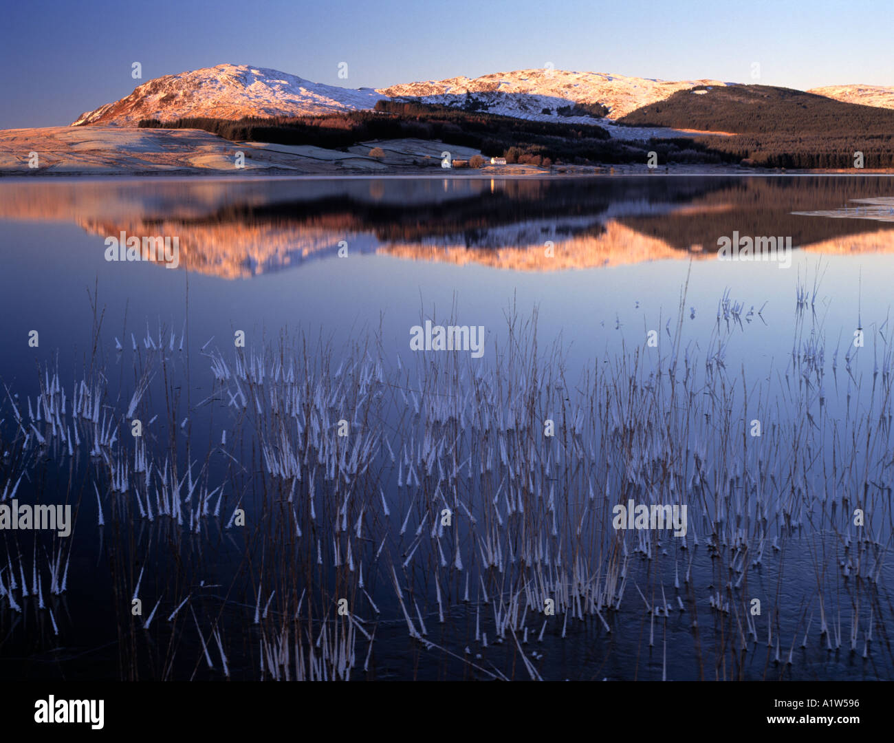 Dumfries galloway scotland clatteringshaws galloway hi-res stock ...