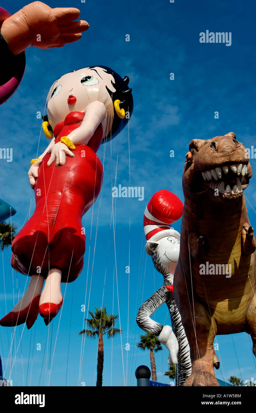 Large helium balloons in parade Stock Photo - Alamy
