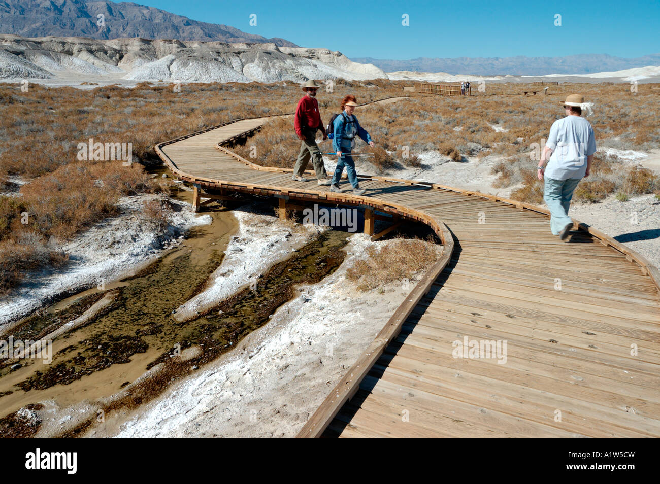 Boardwalk at Salt Creek home of the rare Salt Creek Pupfish Death ...