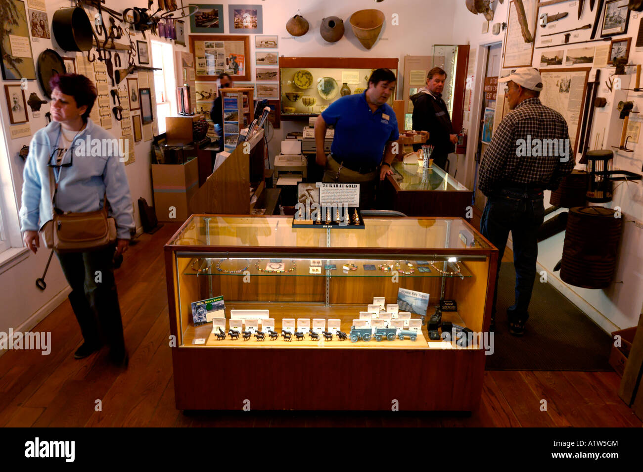 Interior Borax museum Death Valley National Park Furnace Creek ...