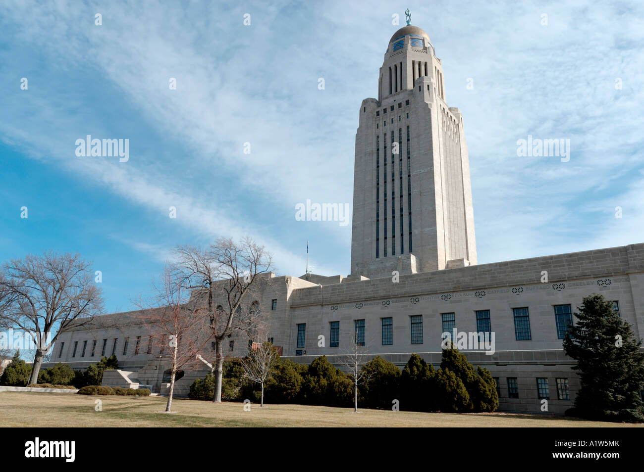 Nebraska State Capitol Dome High Resolution Stock Photography and ...