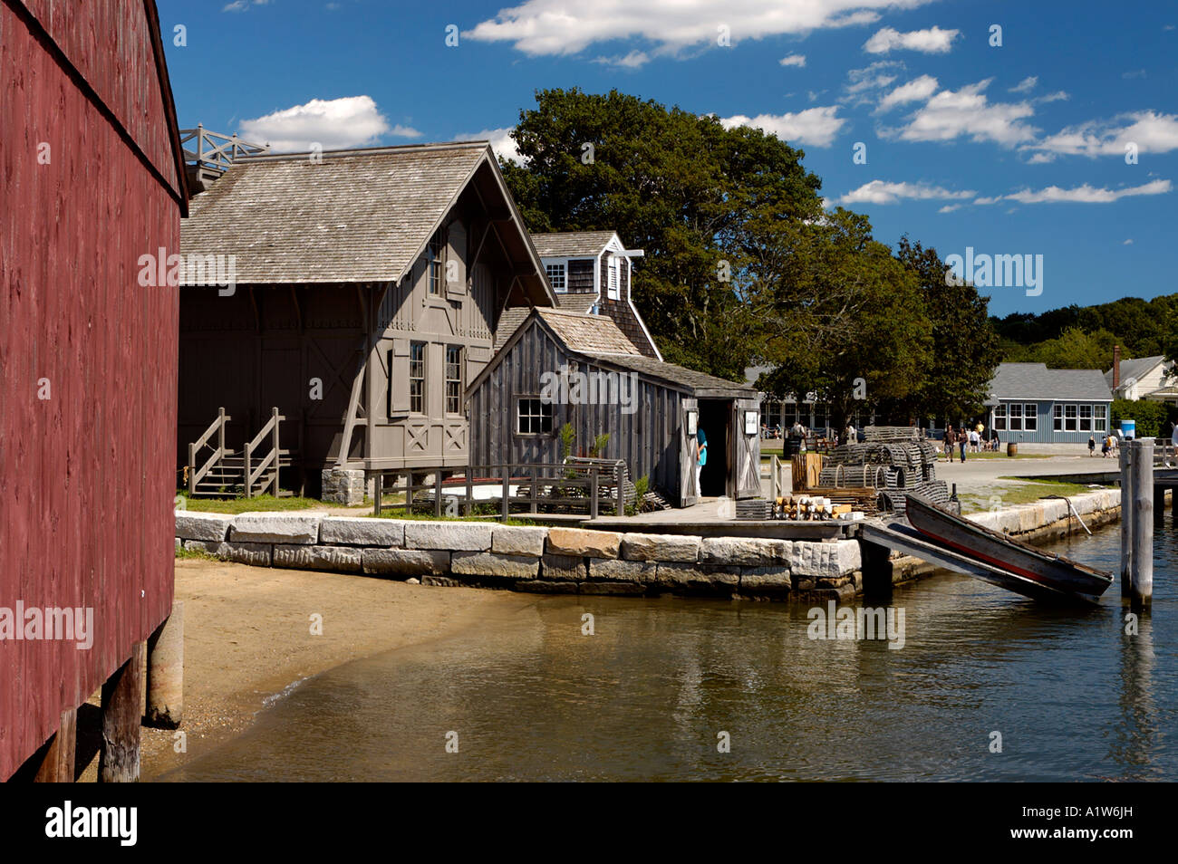 Mystic seaport village hi-res stock photography and images - Alamy