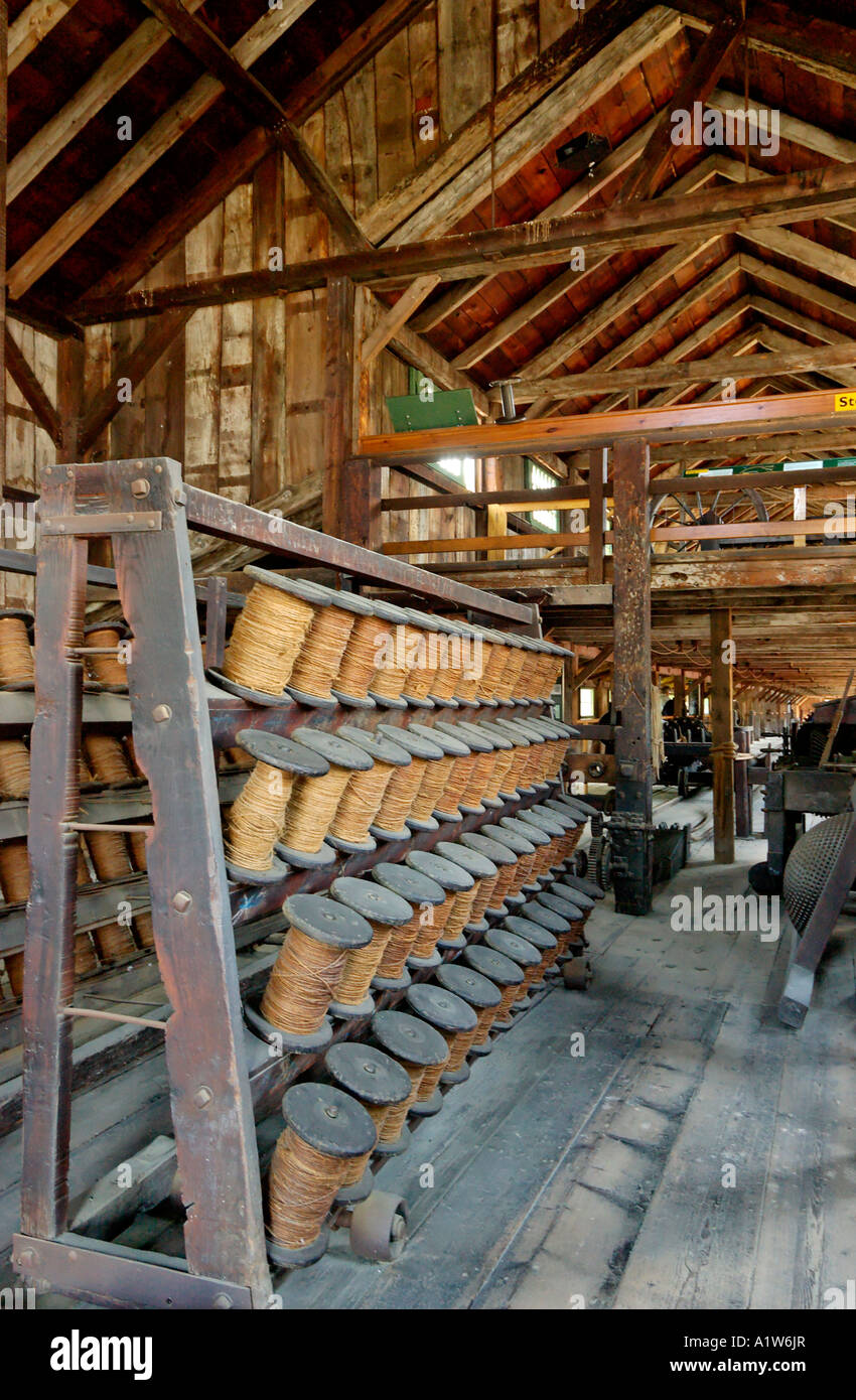Rope for sailing ships was manufactured in this building called the ...