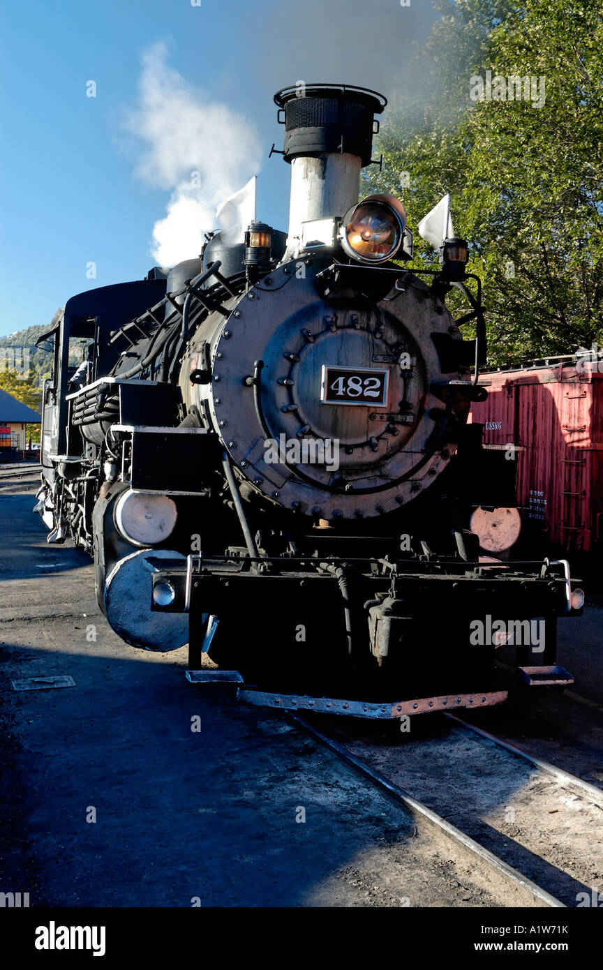 Locomotive 482 durango silverton narrow hi-res stock photography and ...