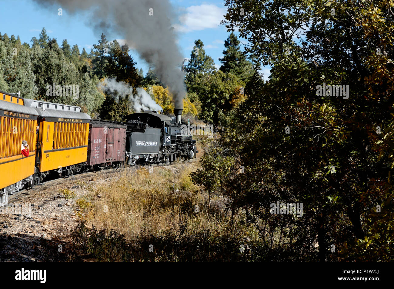 Historic colorado passenger train car hi-res stock photography and ...