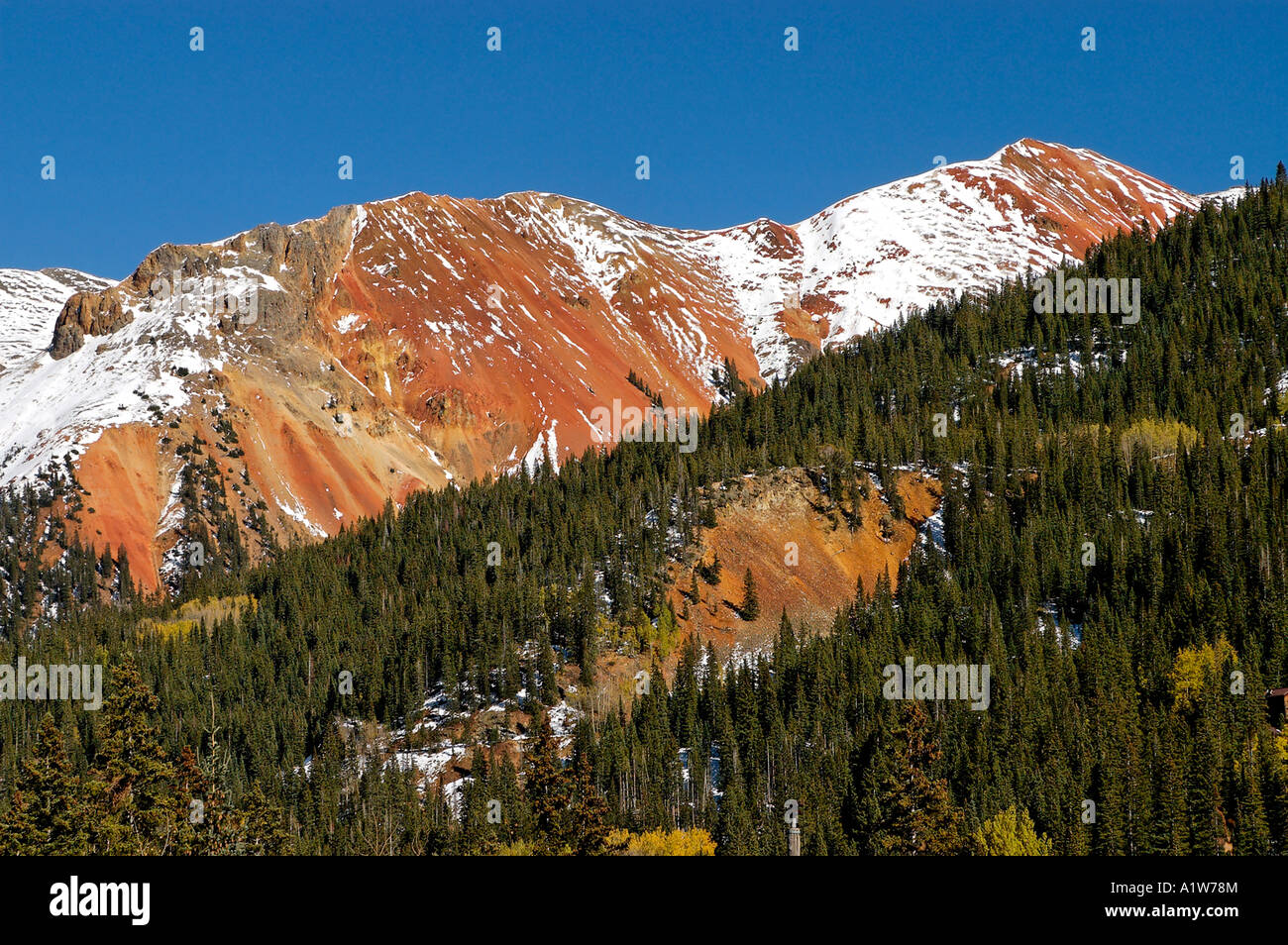 Red Mountain Colorado USA Stock Photo - Alamy