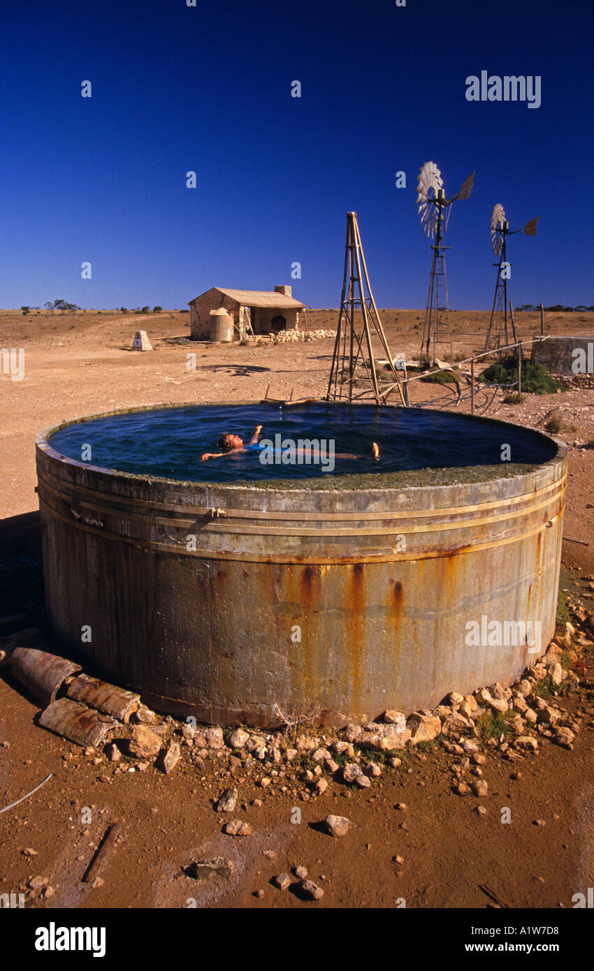 Swimming, outback Australia Stock Photo - Alamy