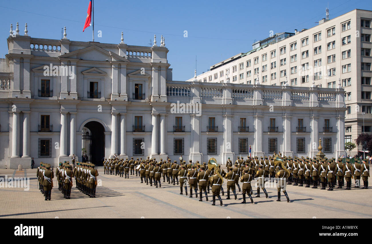 Chile santiago military parade hi-res stock photography and images - Alamy