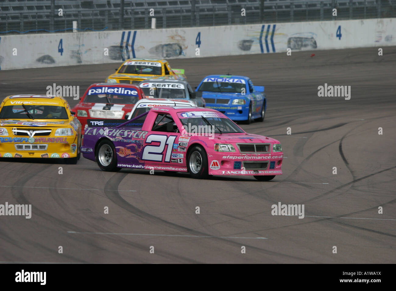 Racing pick up truck Stock Photo - Alamy