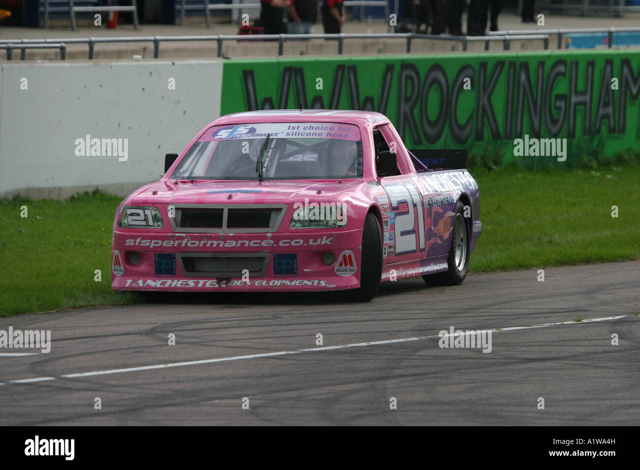 Racing pick up truck Stock Photo - Alamy
