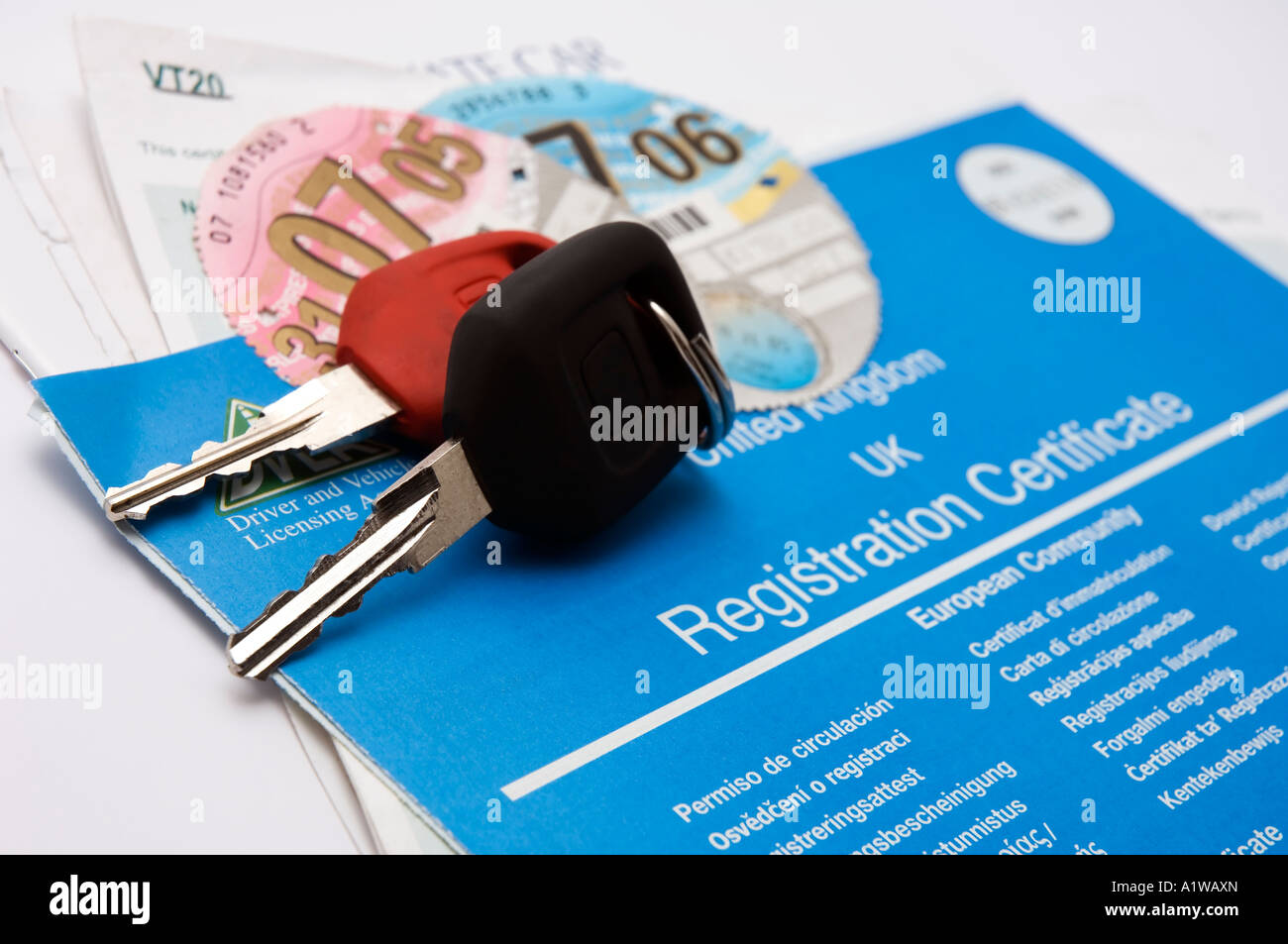 Car documents hi-res stock photography and images - Alamy