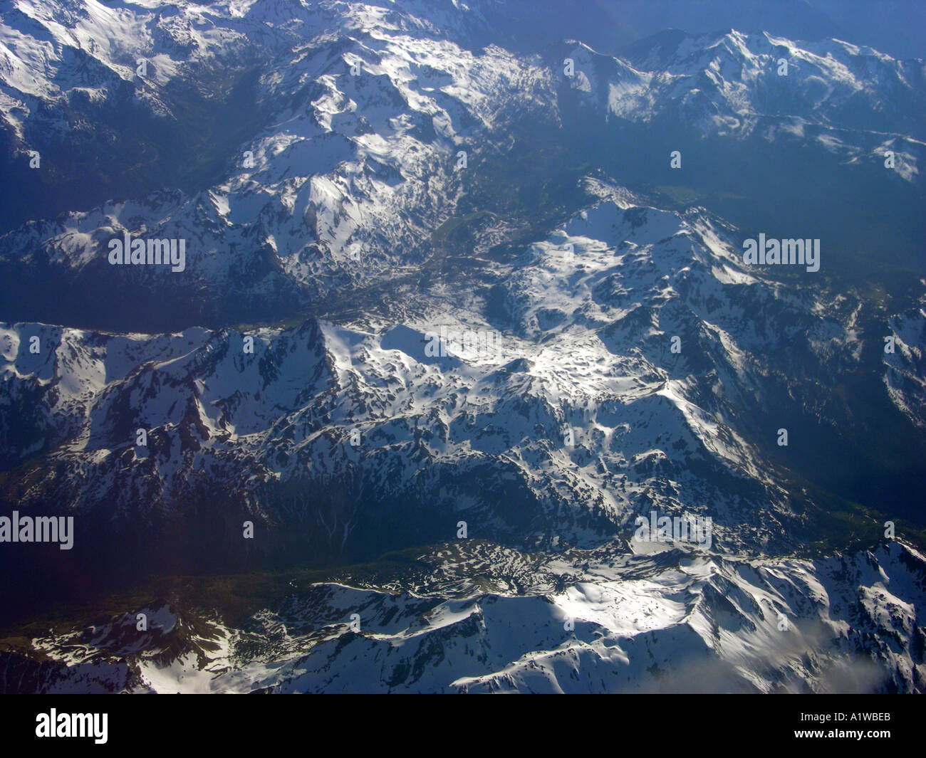 the alps high in the sky CLOUDS formations seen from above aloft out of ...
