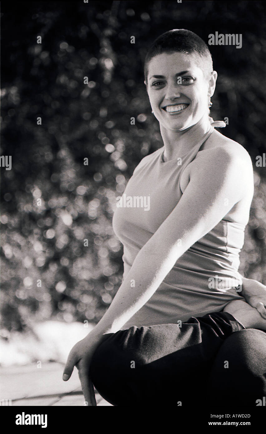 female yoga instructor Stock Photo - Alamy