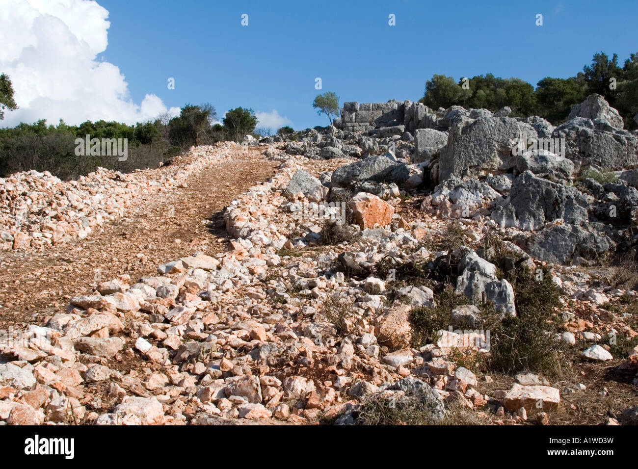 Cyclopean Walls at Krani on Kefalonia September 2006 Stock Photo - Alamy