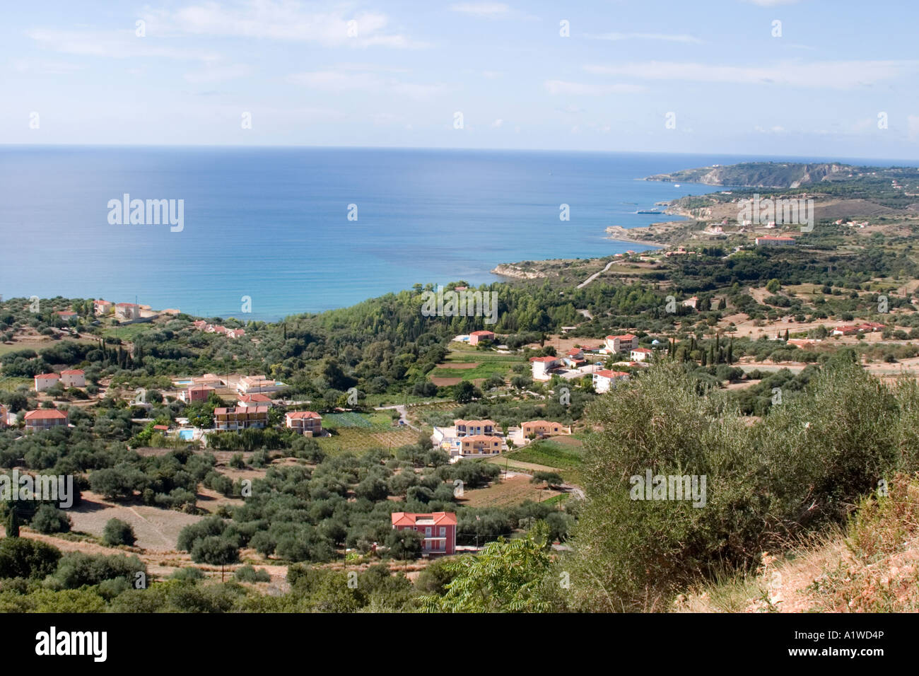 Lourdata area on Kefalonia September 2006 Stock Photo - Alamy