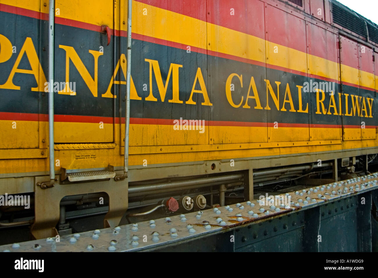 Panama Canal Railway Locomotive along Panama Canal Stock Photo - Alamy