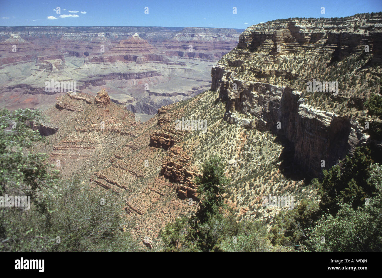 Landscape Image Showing A Small Section Of The Grand Canyon National ...