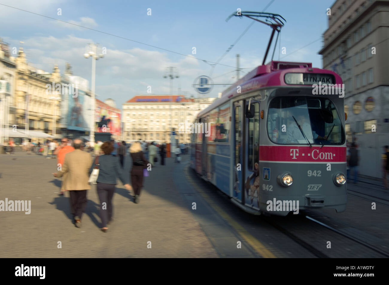 Busy tram hi-res stock photography and images - Alamy