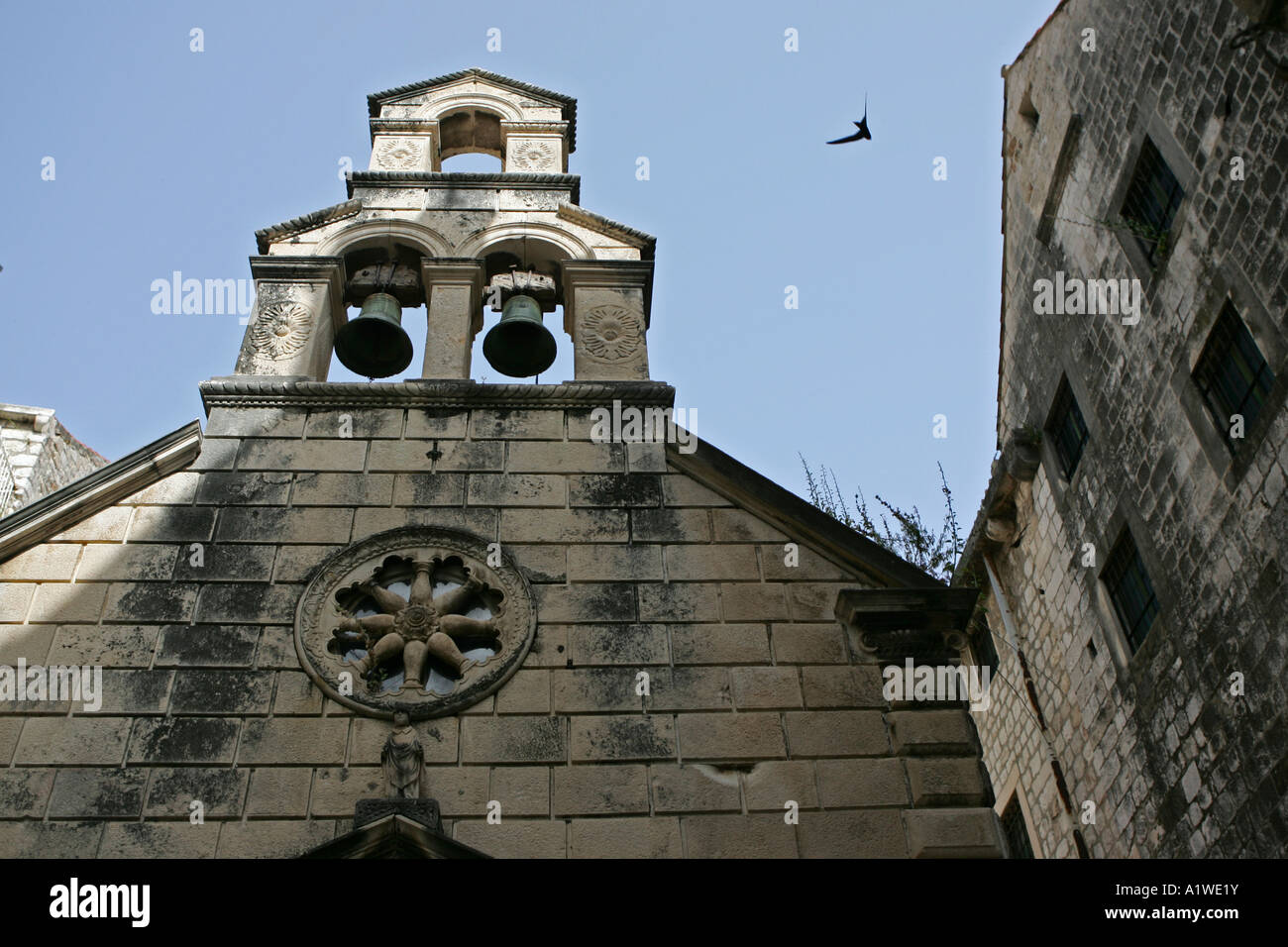 Dubrovnik Croatia old medieval town church bells Stock Photo - Alamy