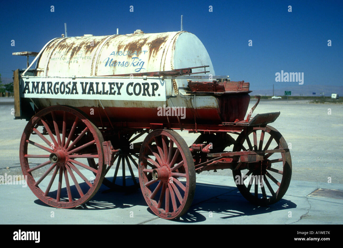 Old Western Style Carriage Tanker, Taken In Nevada USA Stock Photo - Alamy
