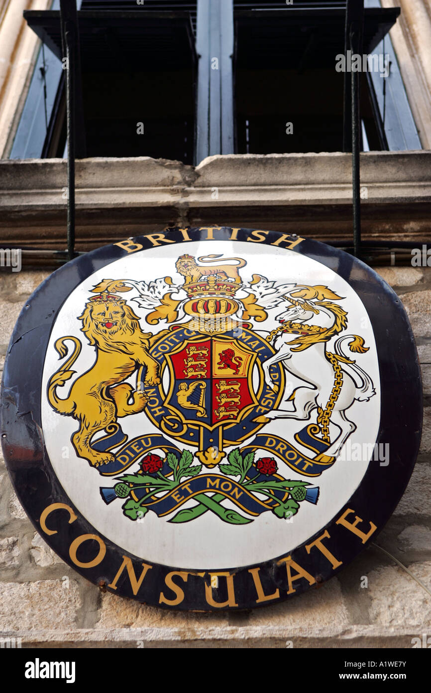 Dubrovnik Croatia British Consulate Stock Photo - Alamy