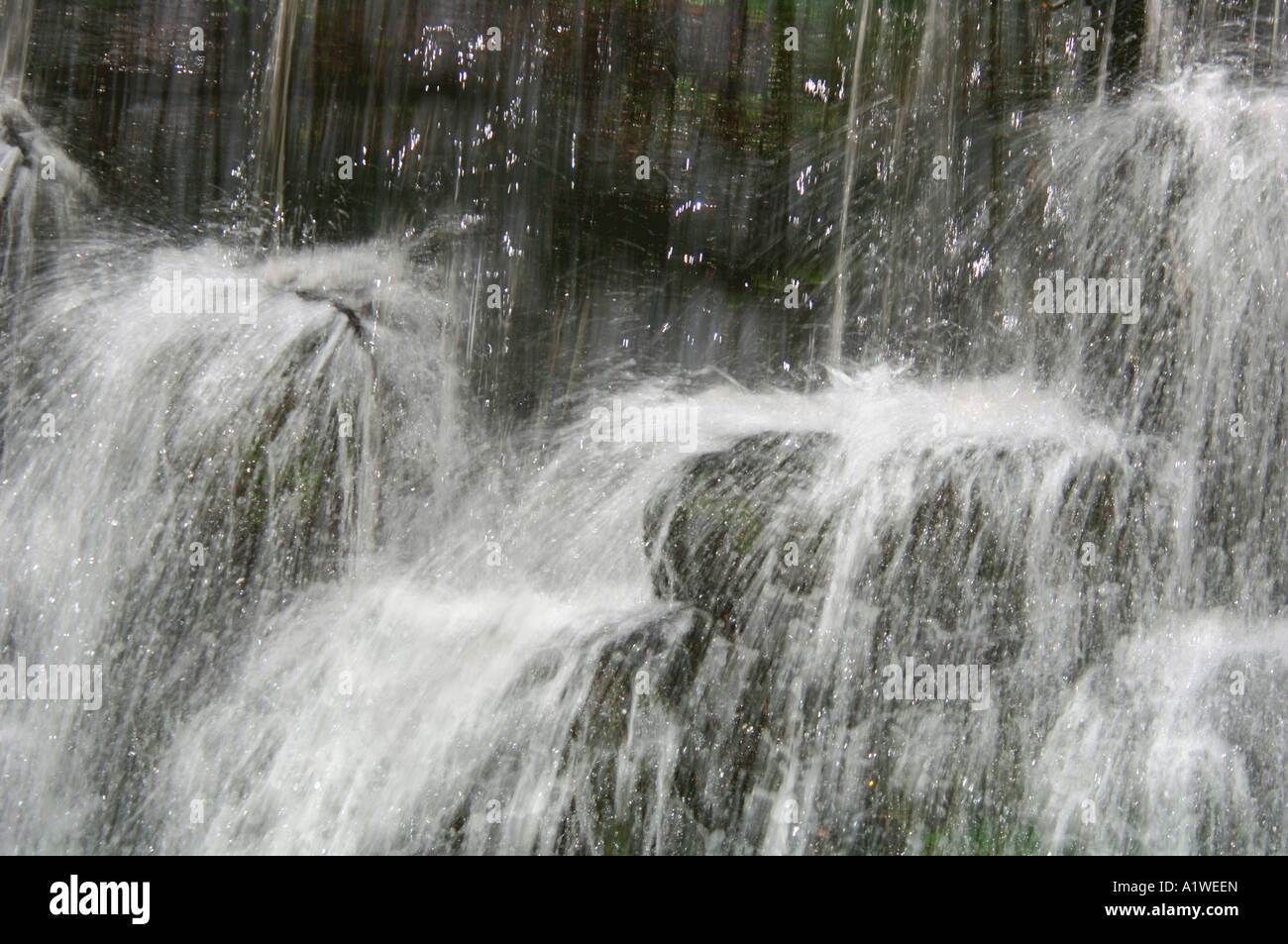 Man Made Waterfall Stock Photo - Alamy