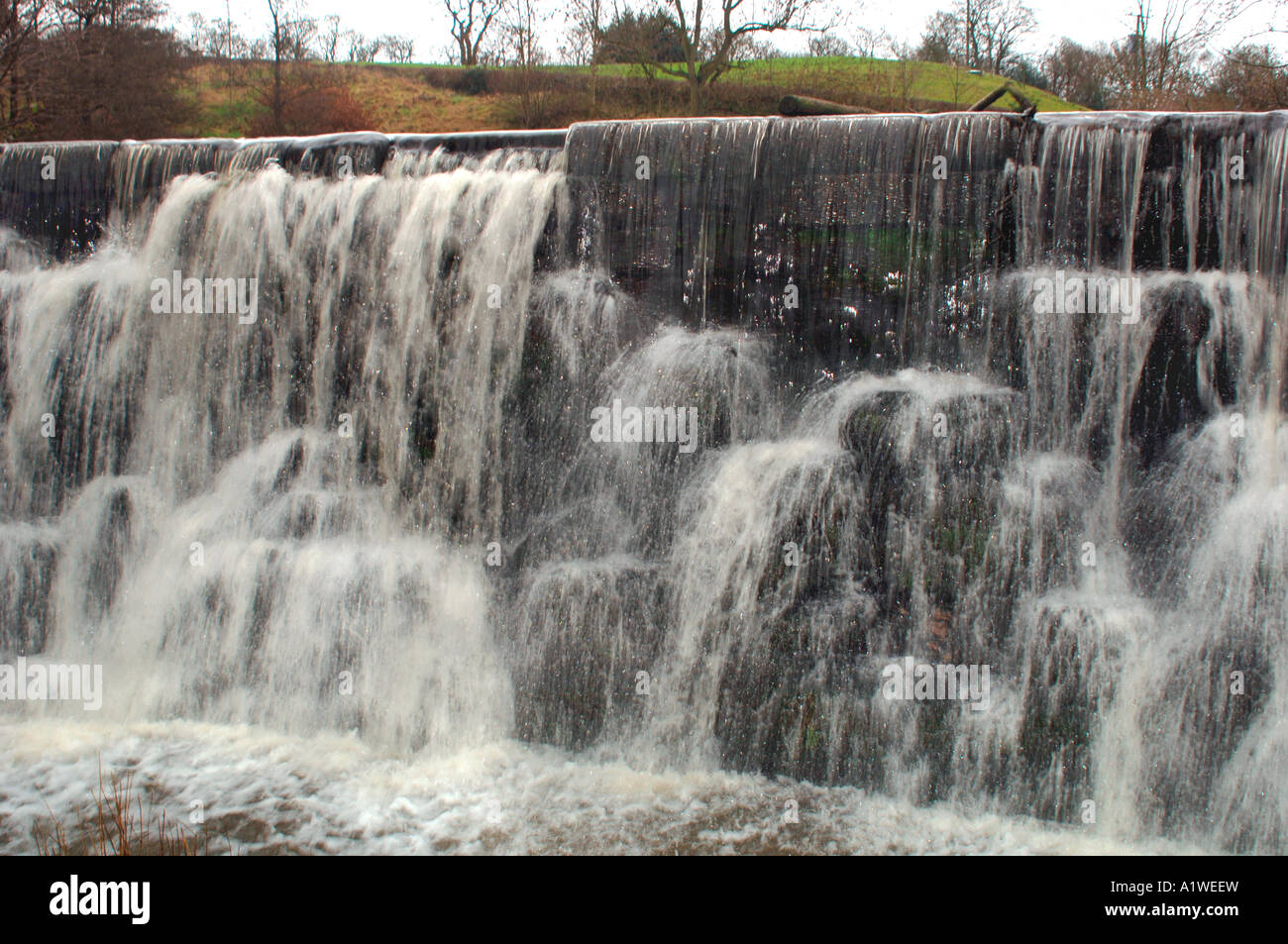 Man Made Waterfall Stock Photo - Alamy
