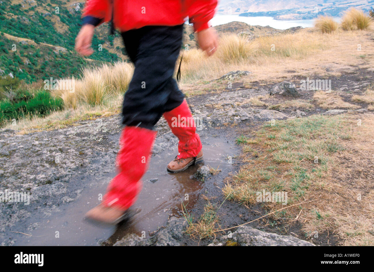 Galoshes puddle hi-res stock photography and images - Alamy