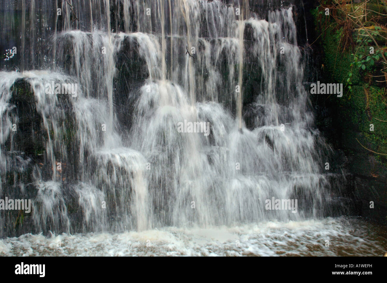 Man Made Waterfall Stock Photo - Alamy
