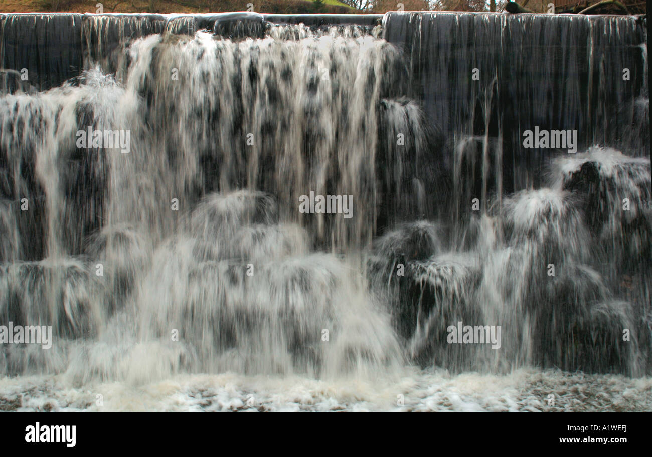 Man Made Waterfall Stock Photo - Alamy