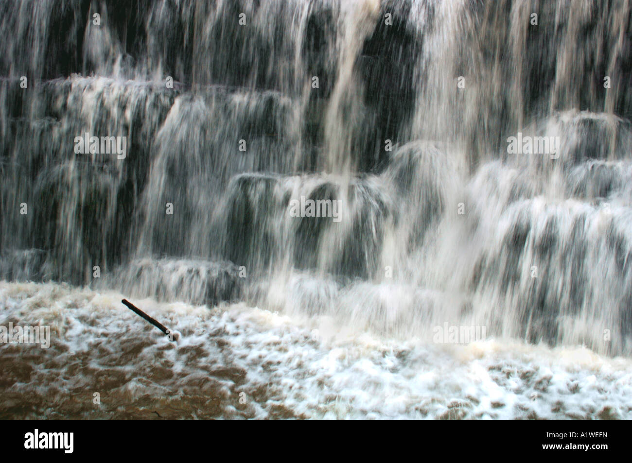 Man Made Waterfall Stock Photo - Alamy
