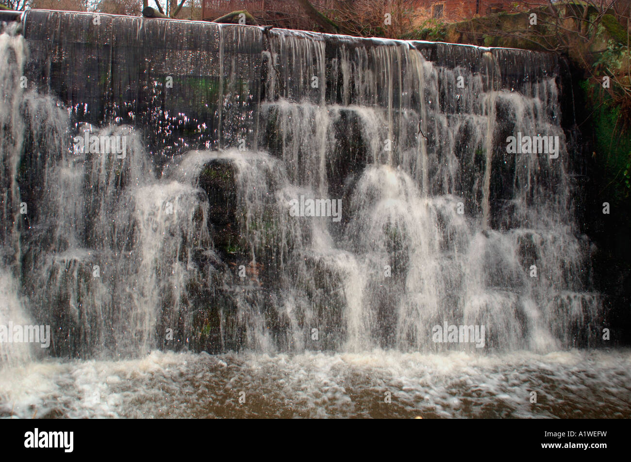 Man Made Waterfall Stock Photo - Alamy